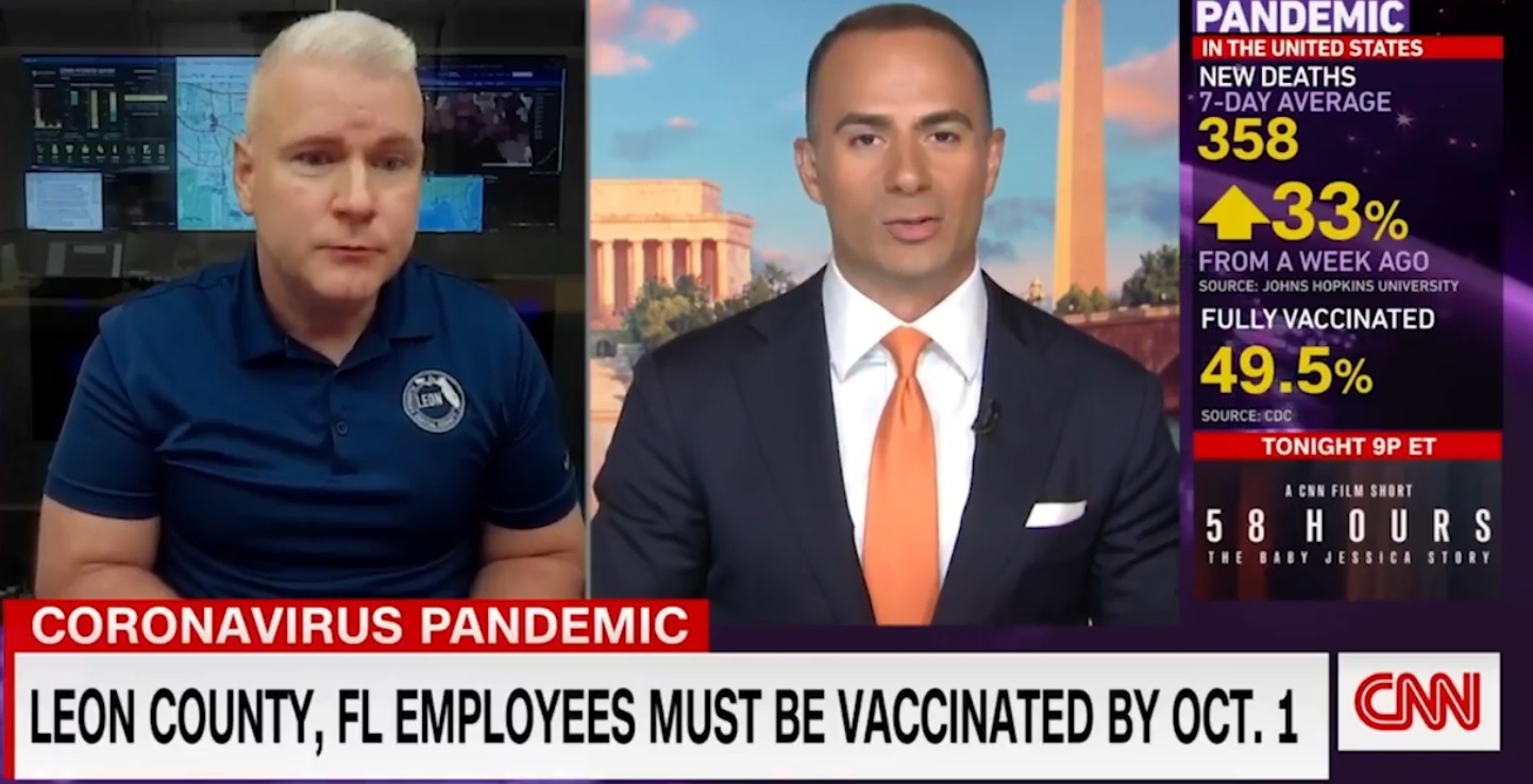 Leon County Administrator Discusses Vaccination Decision on CNN ...