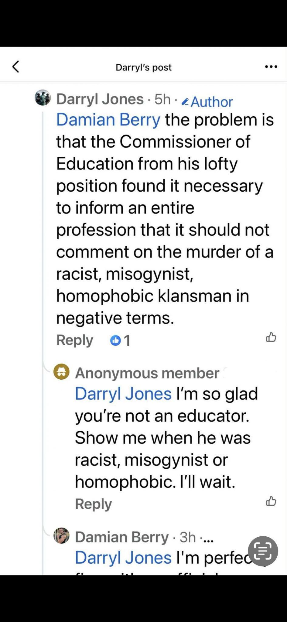 School Board Member Darryl Jones Labels Charlie Kirk a “Racist ...